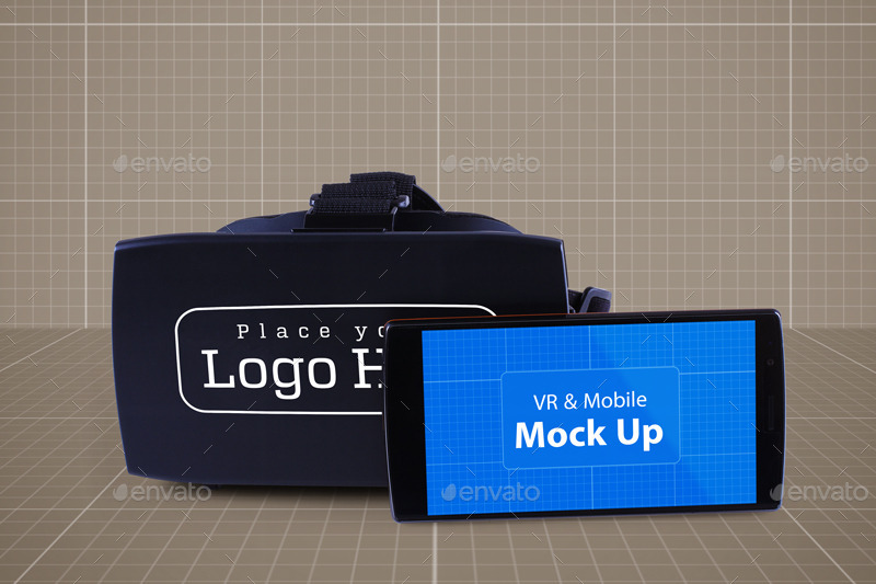 VR & Mobile Mock Up V.1 by QalebStudio | GraphicRiver