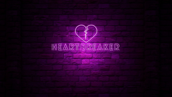 Heartbreaker Sign Neon Light by IANM35 | VideoHive