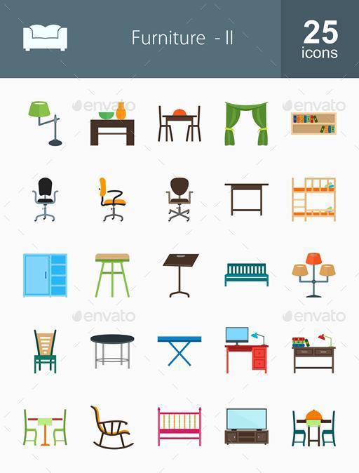 2070 Vector Colorful Flat Icons by IconBunny | GraphicRiver