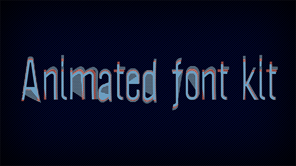 Animated Font by mirokon | VideoHive