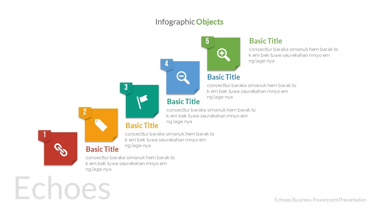 Echoes Powerpoint by jeancgv | GraphicRiver