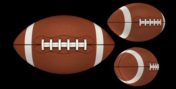 Football Spiral Animation (3 angles) by njmerola | VideoHive