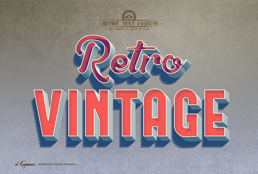 37 Retro & Vintage Style Bundle by Dkasparov | GraphicRiver