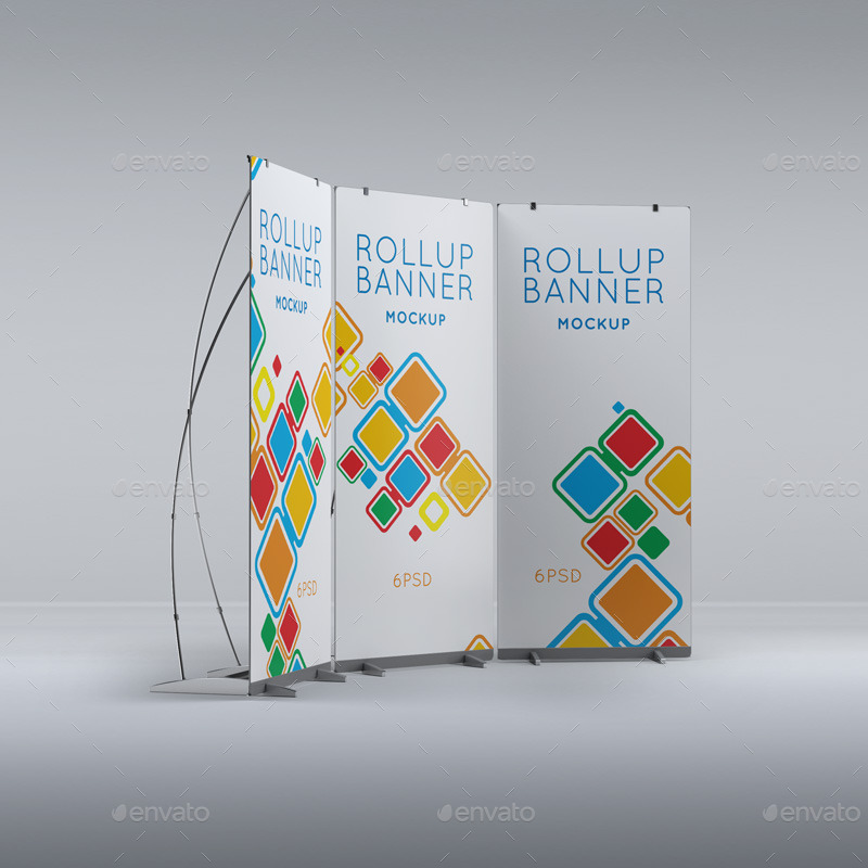 Roll Up Banner Mock-Up by L5Design | GraphicRiver