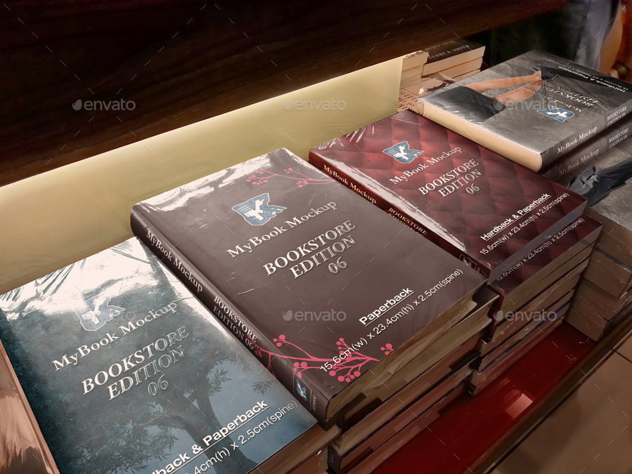 Bookstore Mock-up Bundle 02 by kenoric | GraphicRiver