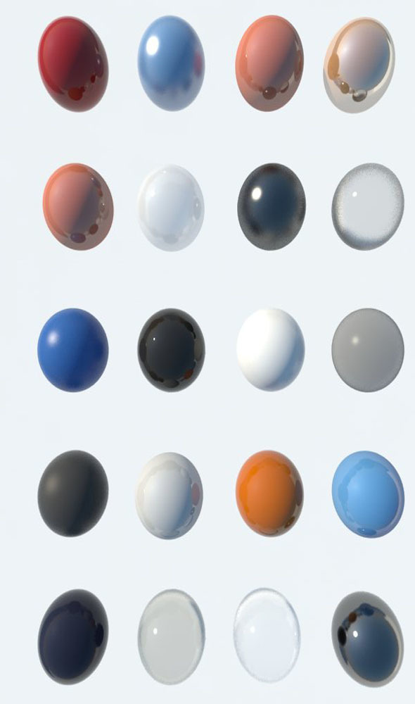 20 plastic shaders by abdouarchitecte | 3DOcean