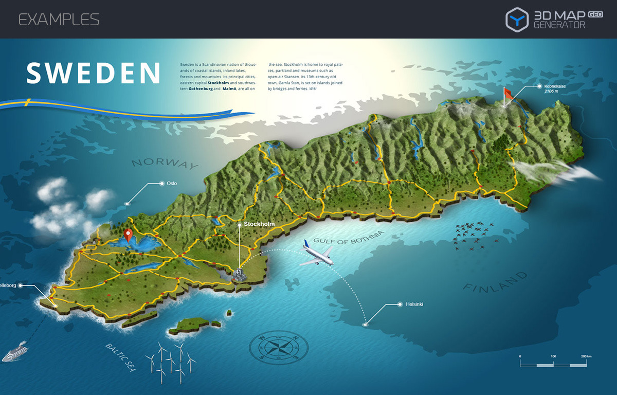 3D Map Generator - GEO | GraphicRiver