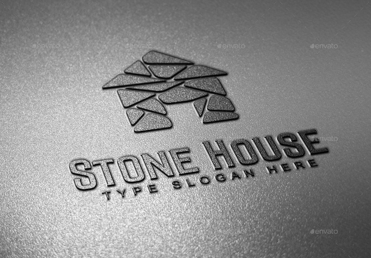 Stone House - Logo Template by ProPen | GraphicRiver