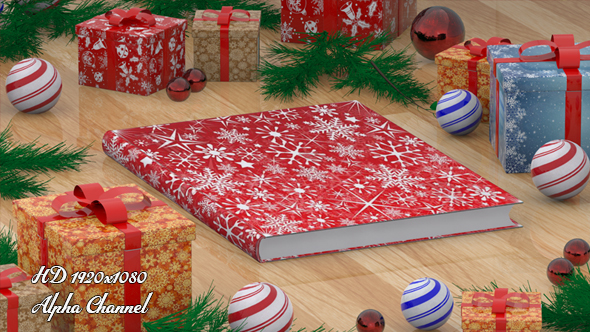 Christmas Book Open by karakos | VideoHive