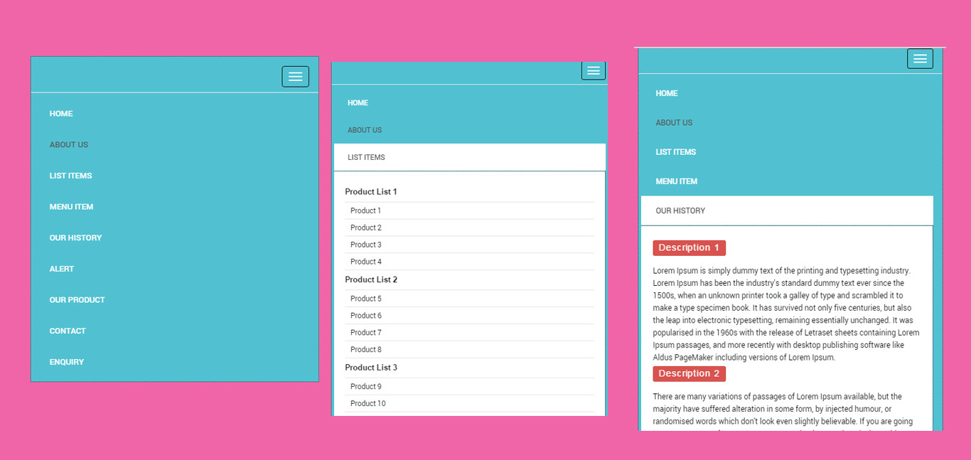 DC - Vertical Responsive Mega Nav Menu V1.0 by Designcollection ...