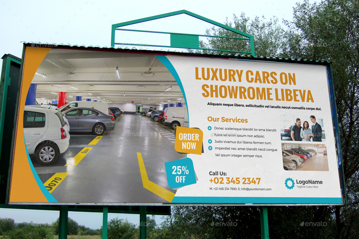 Billboard Signage Design v1 by Jbn-Comilla | GraphicRiver