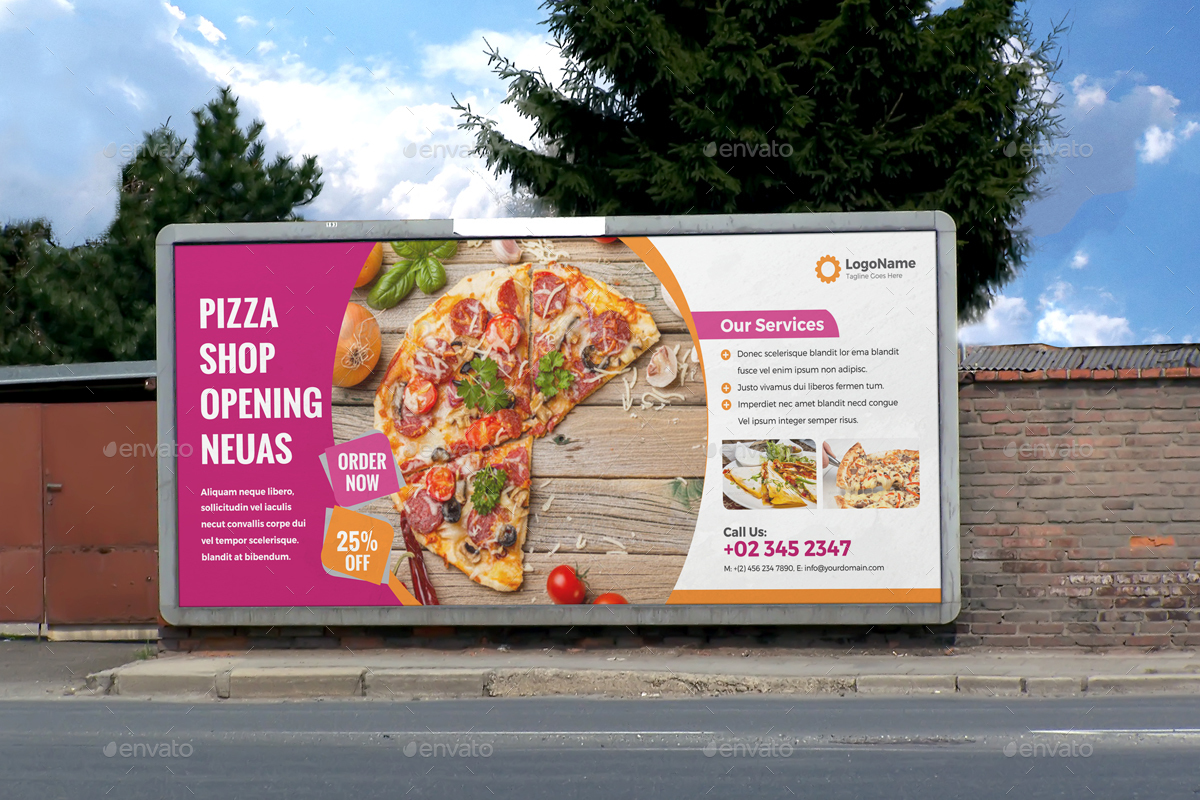 Billboard Signage Design v1 by Jbn-Comilla | GraphicRiver