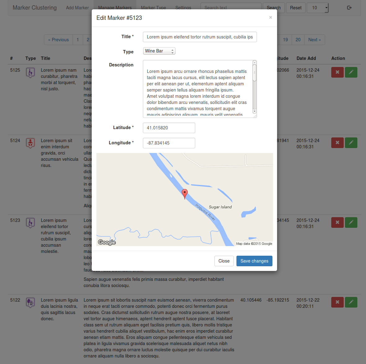 Google Map server side Markers clustering v2.1 by karpovigorok | CodeCanyon