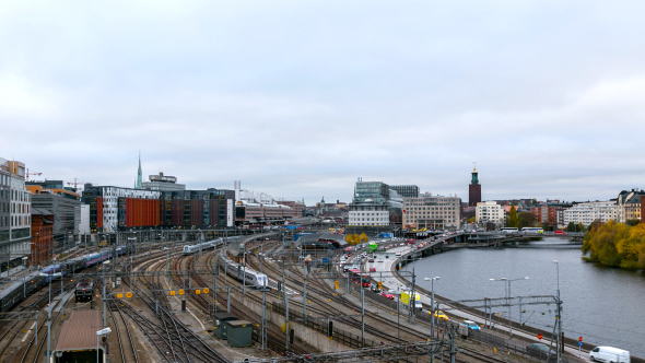 Stockholm Central Rail Station by Stefoto | VideoHive
