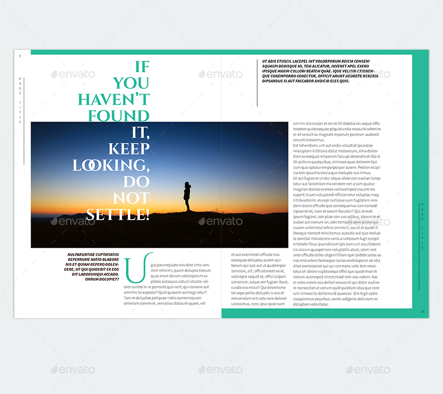 Magazine Template - Volume 08 by AUTHENTRICK | GraphicRiver
