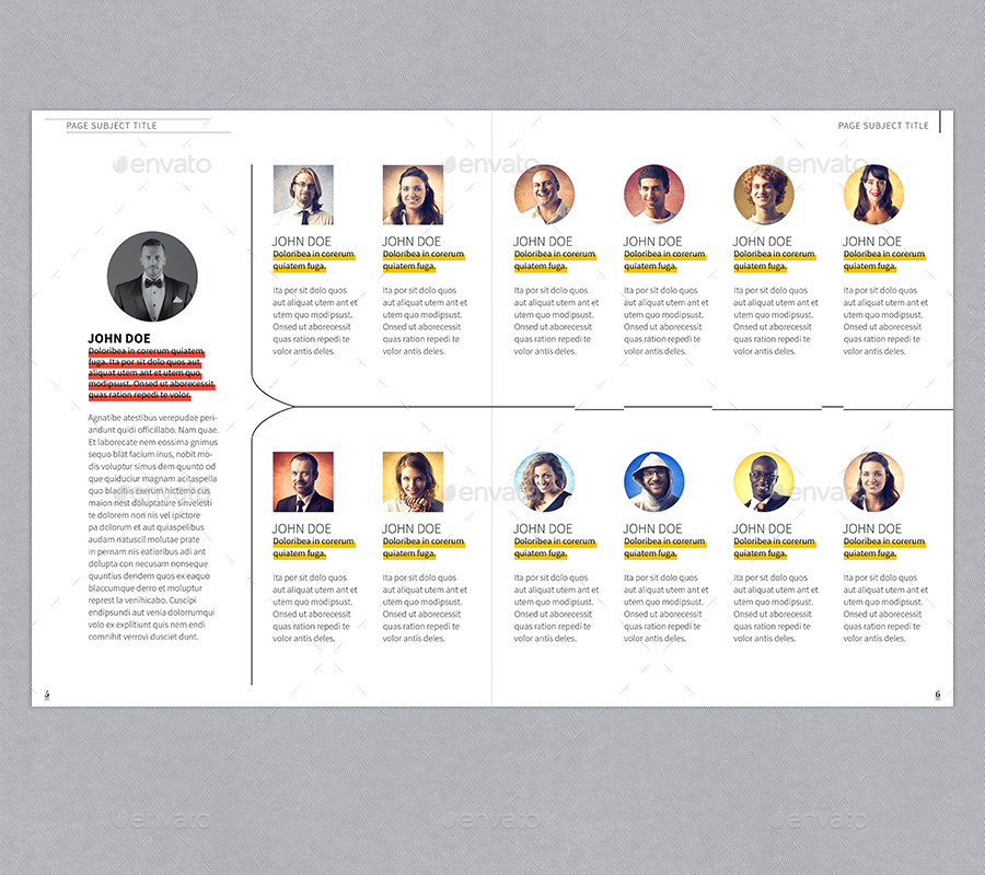 Magazine Template - Volume 07 by AUTHENTRICK | GraphicRiver