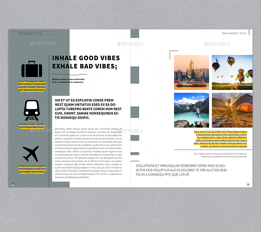 Magazine Template - Volume 07 by AUTHENTRICK | GraphicRiver