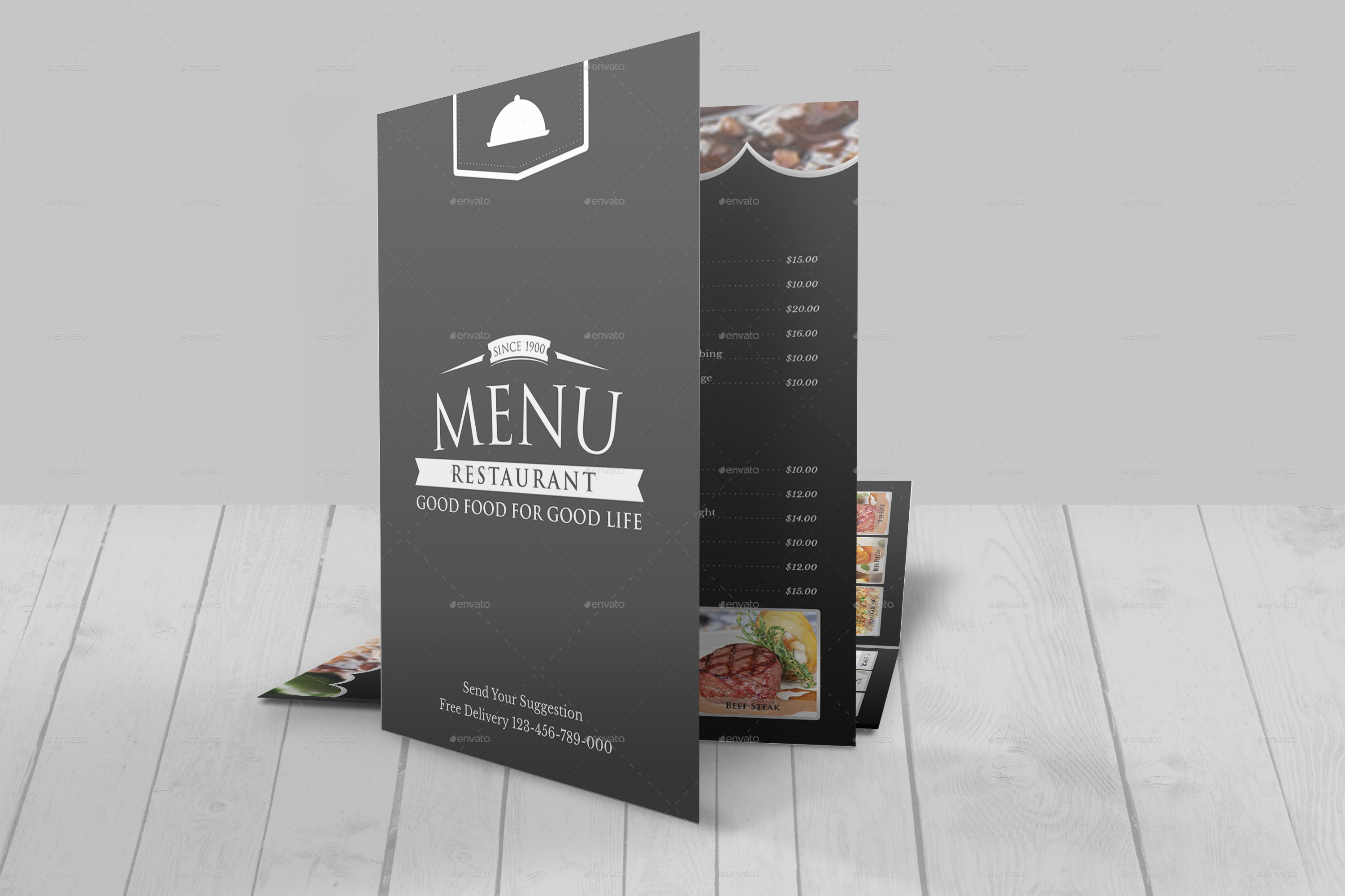 Modern Restaurant Menu Template by Geelator | GraphicRiver