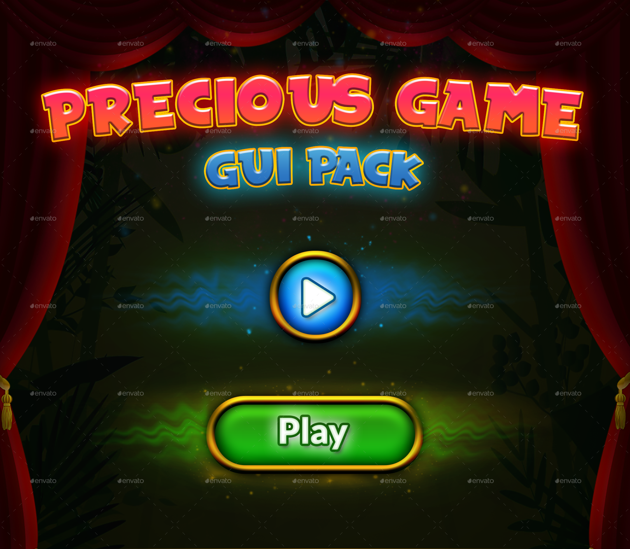Precious Game GUI Set by Potenzaglobalsolutions | GraphicRiver