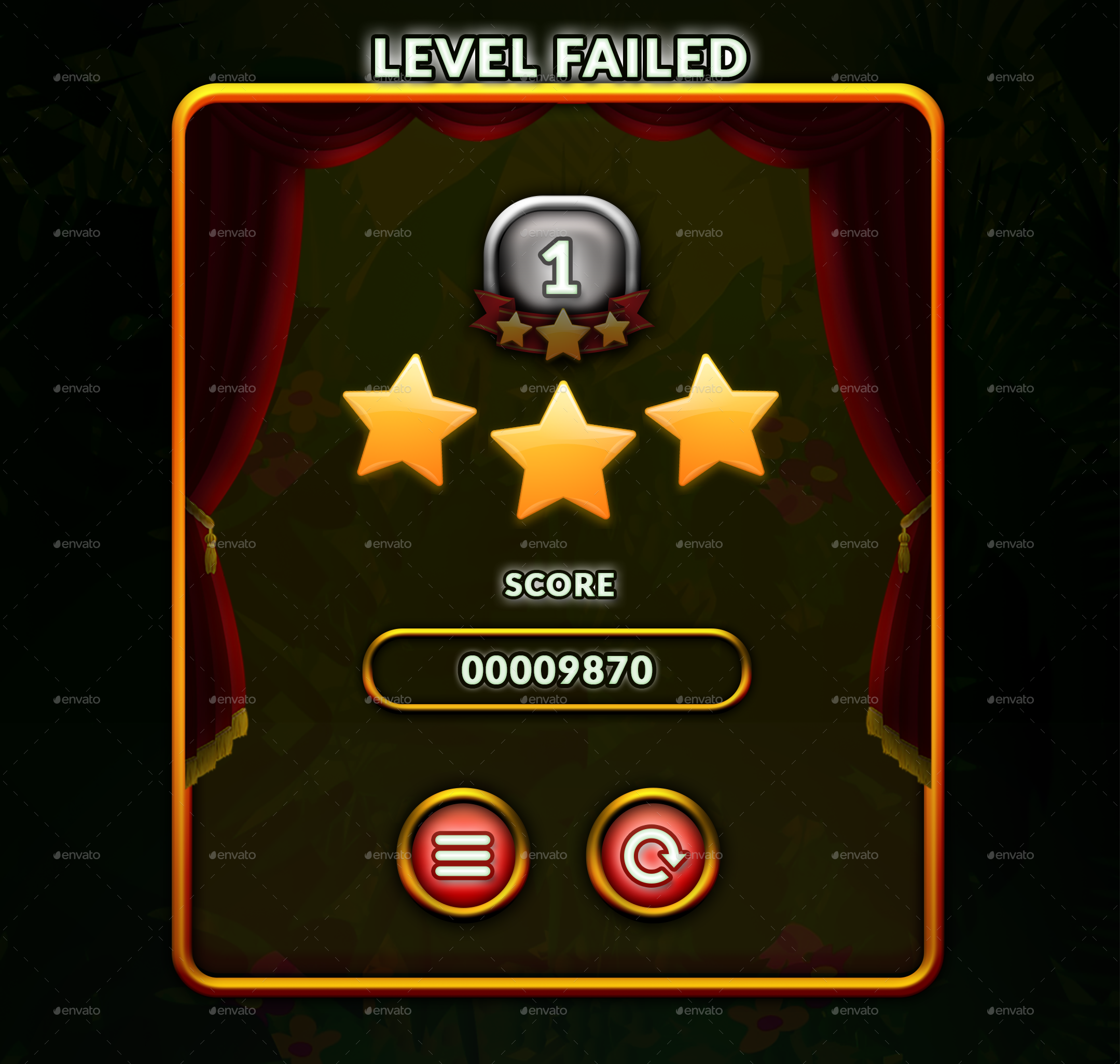 Precious Game GUI Set by Potenzaglobalsolutions | GraphicRiver