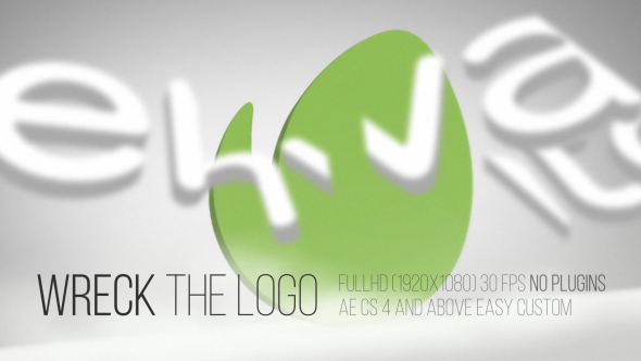 Wreck The Logo 3D by Infilm | VideoHive