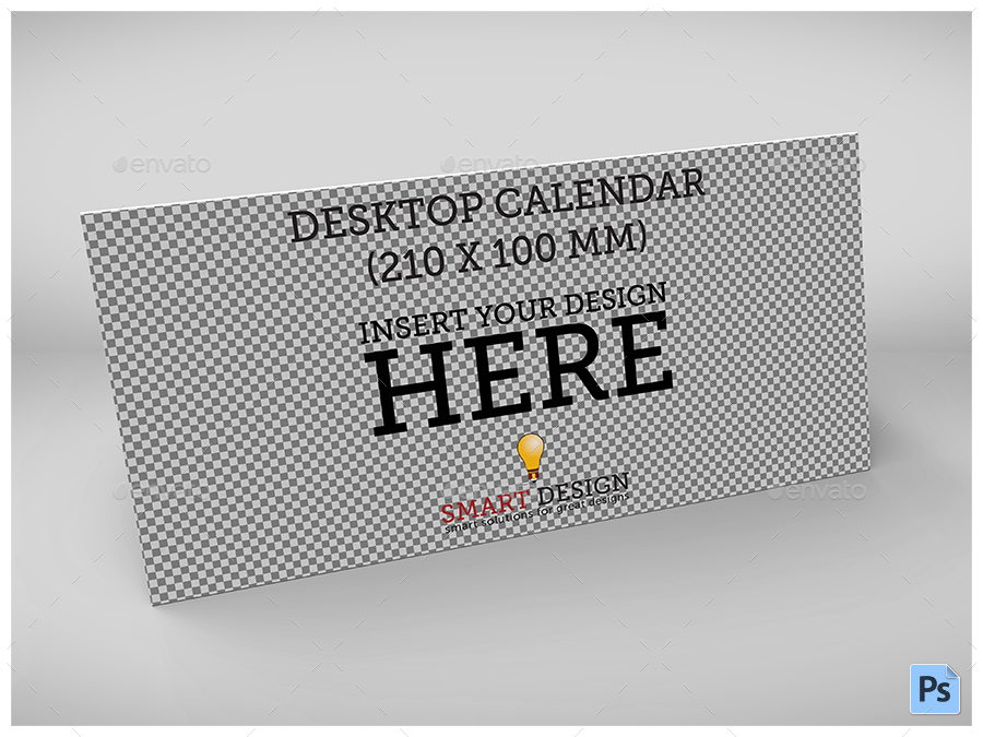 Desktop Calendar Mockup by shockymocky | GraphicRiver