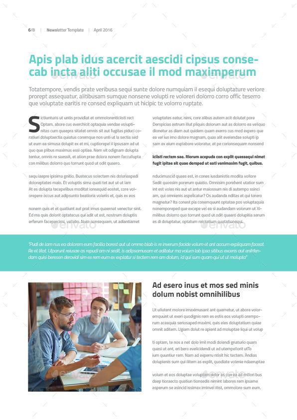 Newsletter Template by themedevisers | GraphicRiver