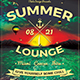 Summer Lounge Flyer Template V3 by lou606 | GraphicRiver