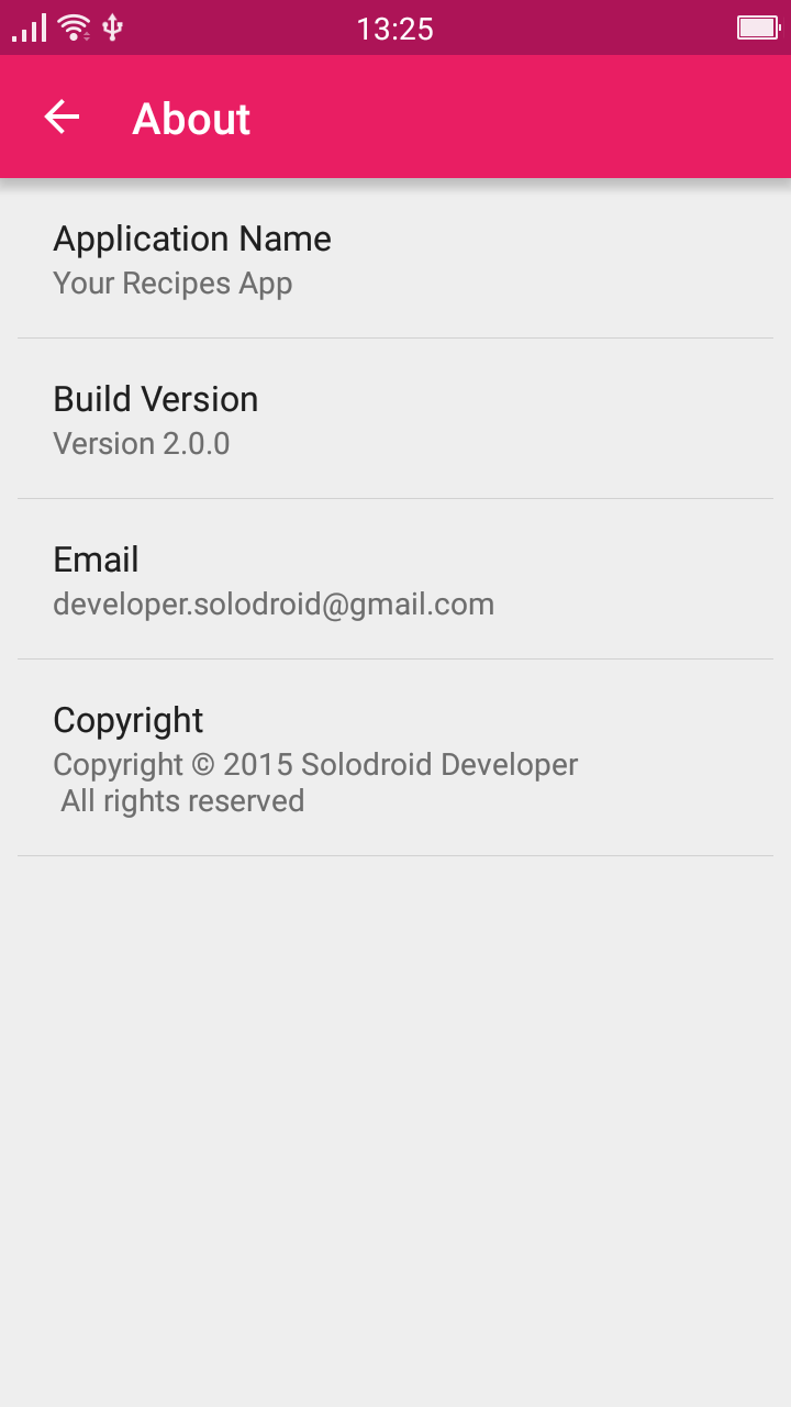 Your Recipes App by solodroid | CodeCanyon