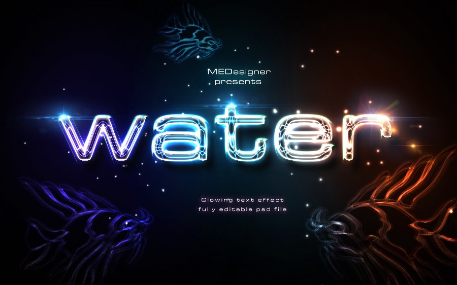 Glowing Text Effects V.2 by MEDesigner | GraphicRiver