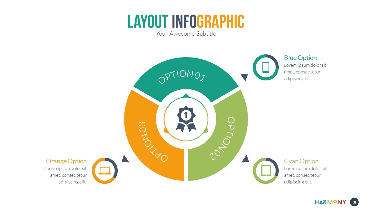 Harmony - Multipurpose Powerpoint Template by Ocvembor | GraphicRiver