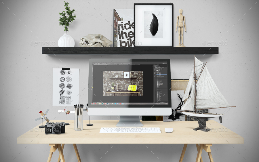 Mock-up Creator / Hero Desktop by MahmoudRafik | GraphicRiver