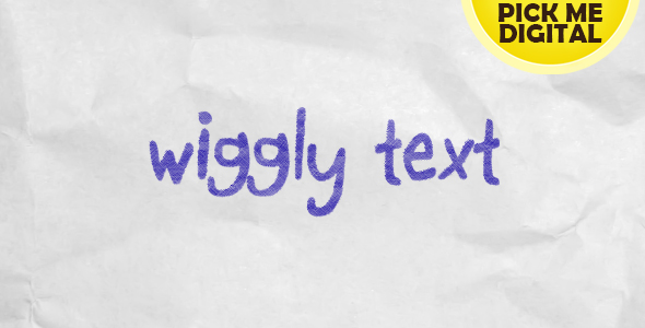 Wiggly Text by PickmeDigital | VideoHive