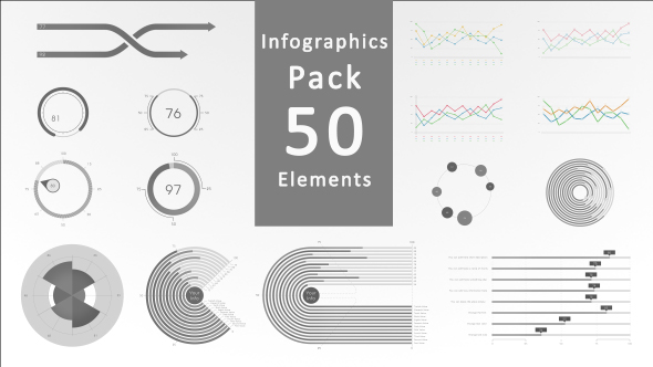 Infographic Pack 50 Elements by Mr_A | VideoHive