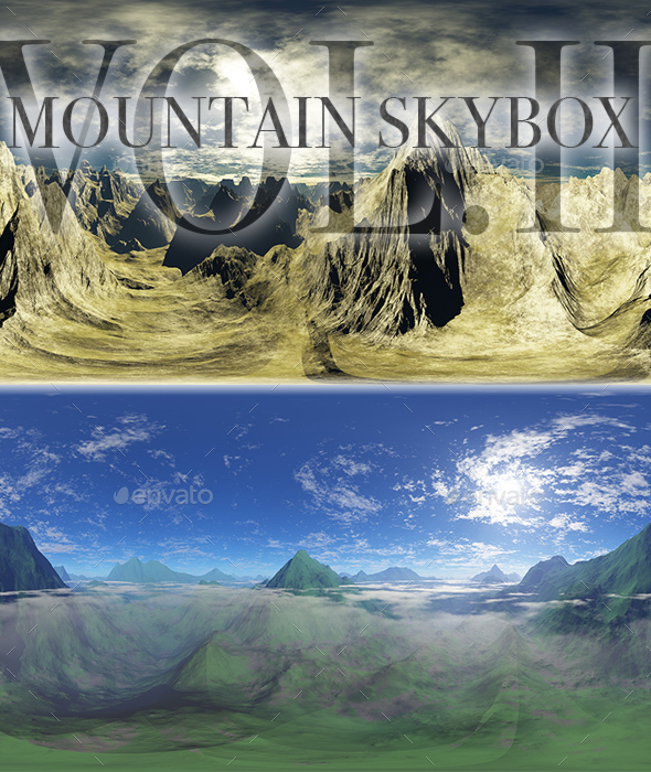 Mountains Skybox Pack Vol.II by 7030-Artwork | 3DOcean
