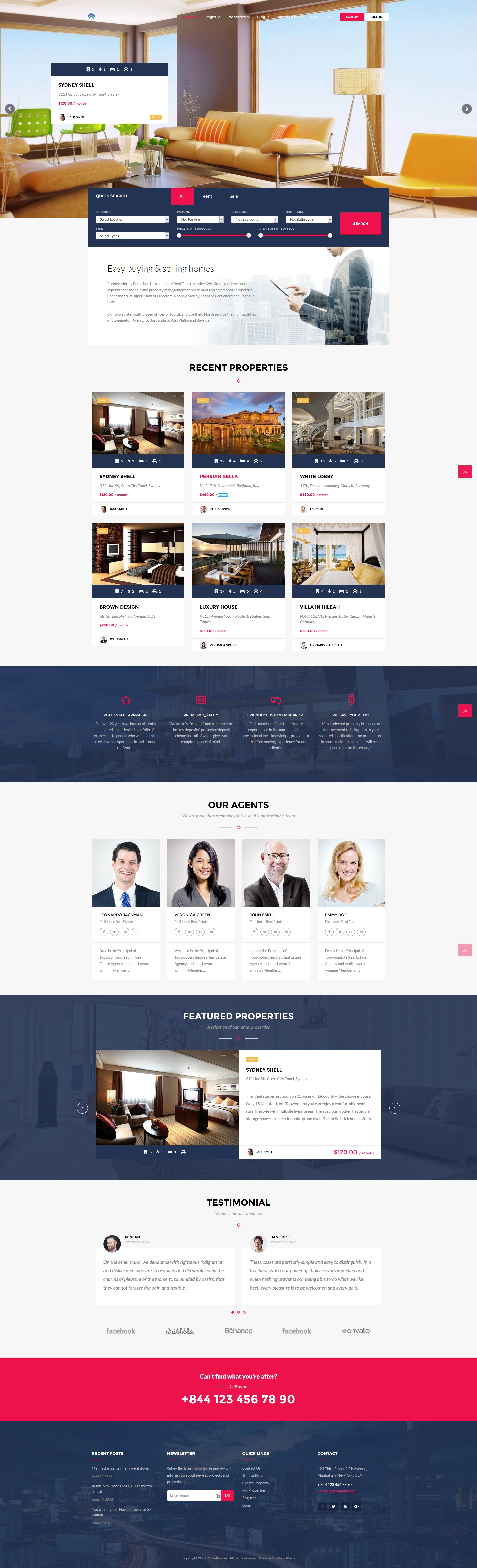 FullHouse - Real Estate Responsive WordPress Theme by Opal_WP | ThemeForest
