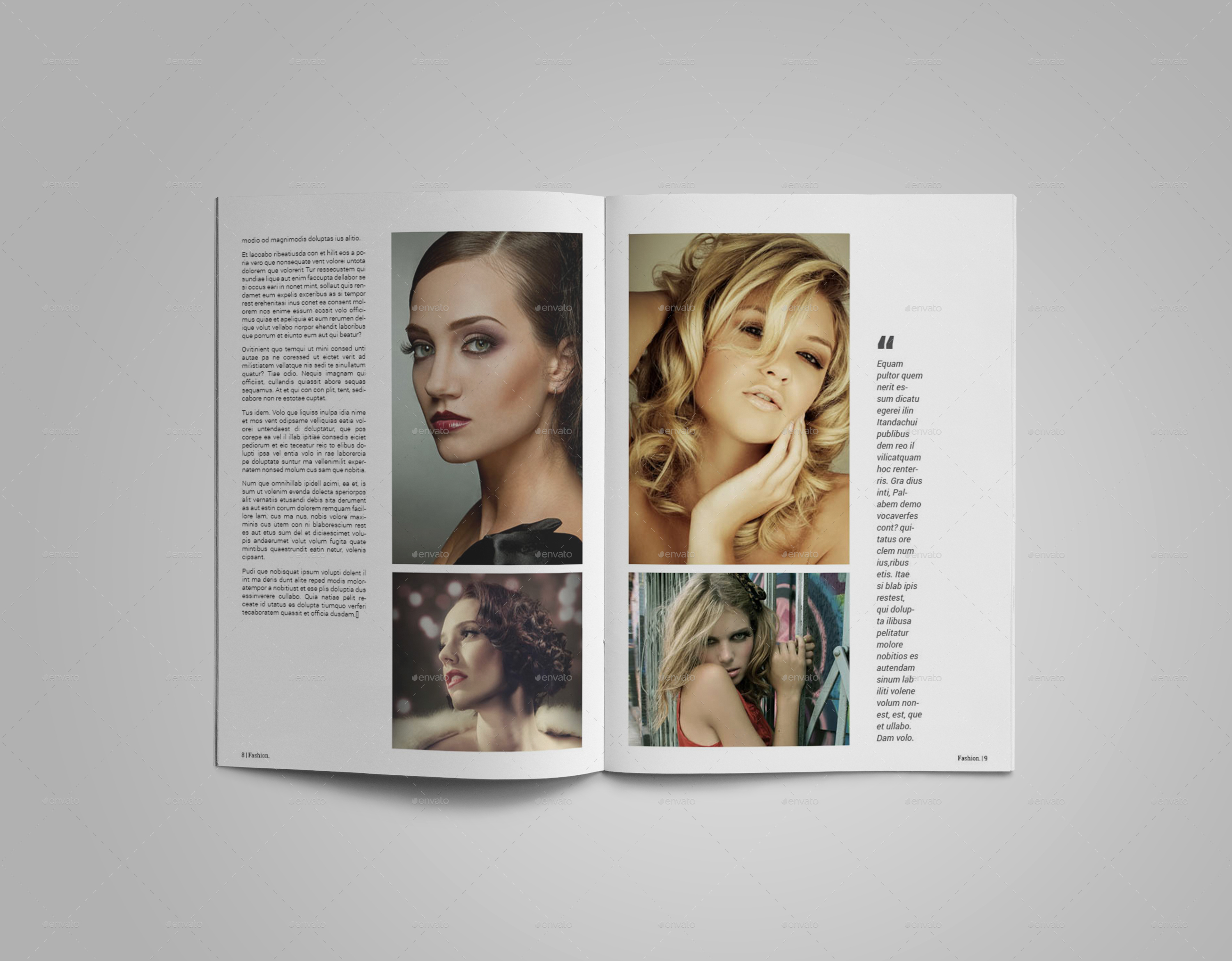 Fashion & Multipurpose Magazine Template by bookrak | GraphicRiver