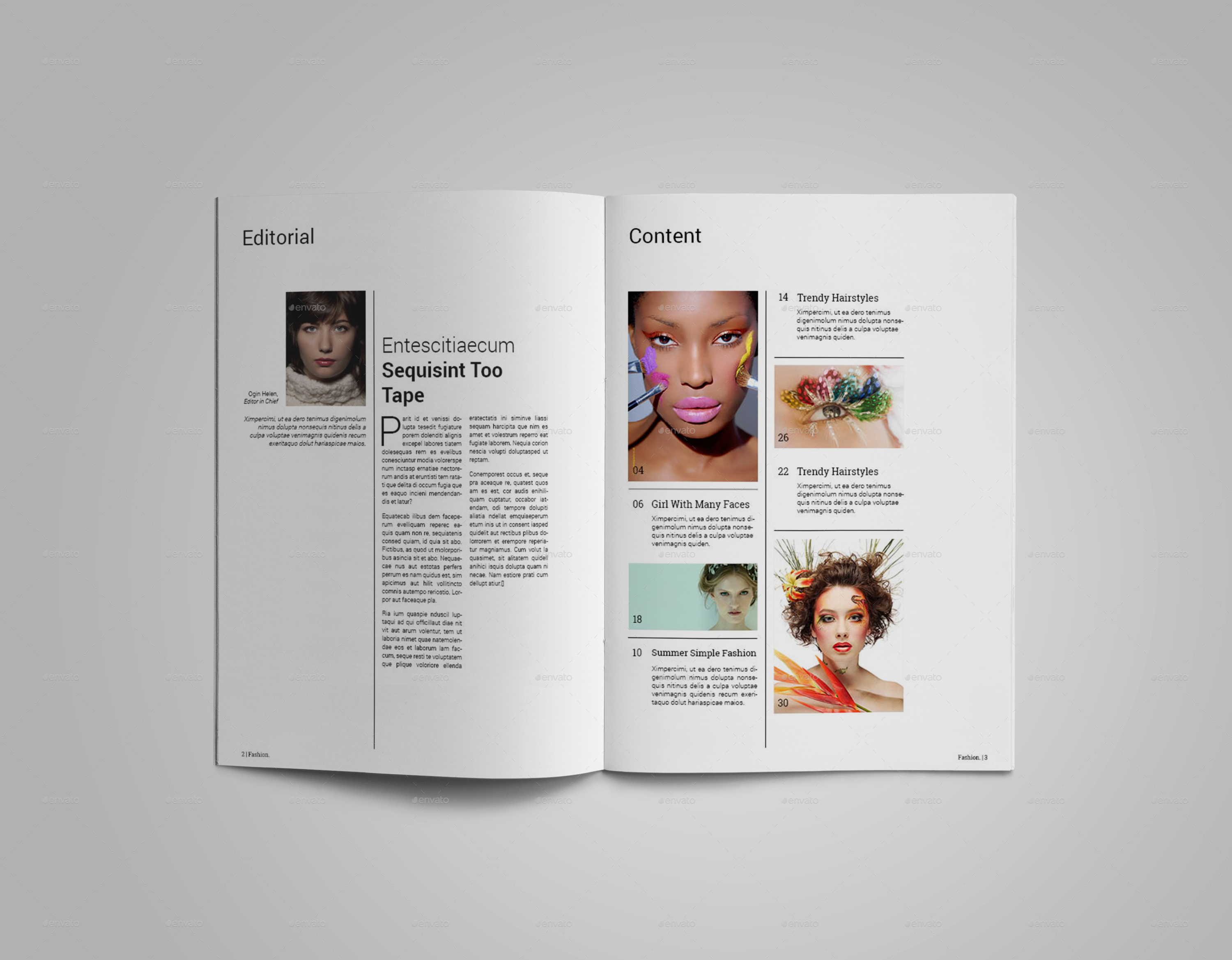 Fashion & Multipurpose Magazine Template by bookrak | GraphicRiver