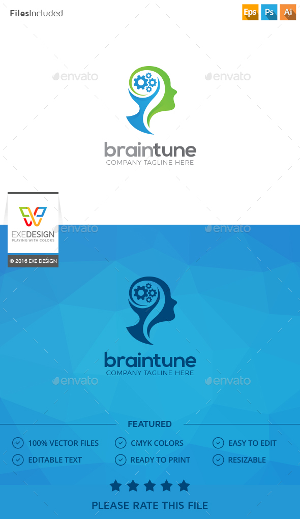 Mind Logo by Exe-Design | GraphicRiver