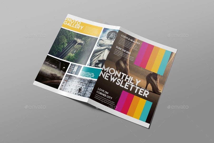 Modern Colorful Newsletter Vol. 3 by profpungguk | GraphicRiver