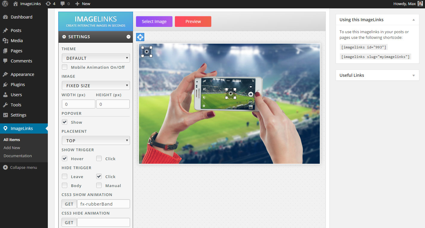ImageLinks - Interactive Image Builder for WordPress - WordPress