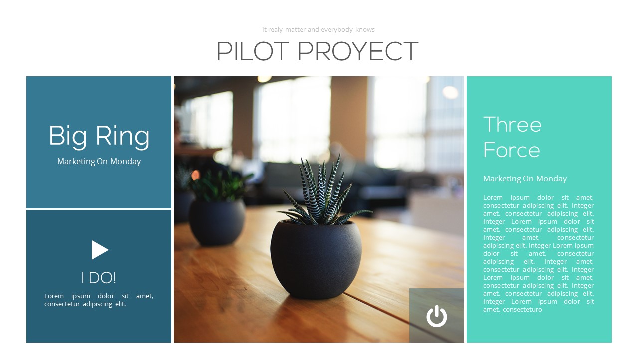 PILOT Proyect powerpoint template by Melongem | GraphicRiver