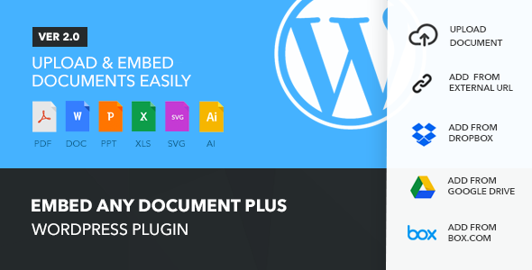 Embed Any Document Plus - WordPress Plugin by awsmin | CodeCanyon