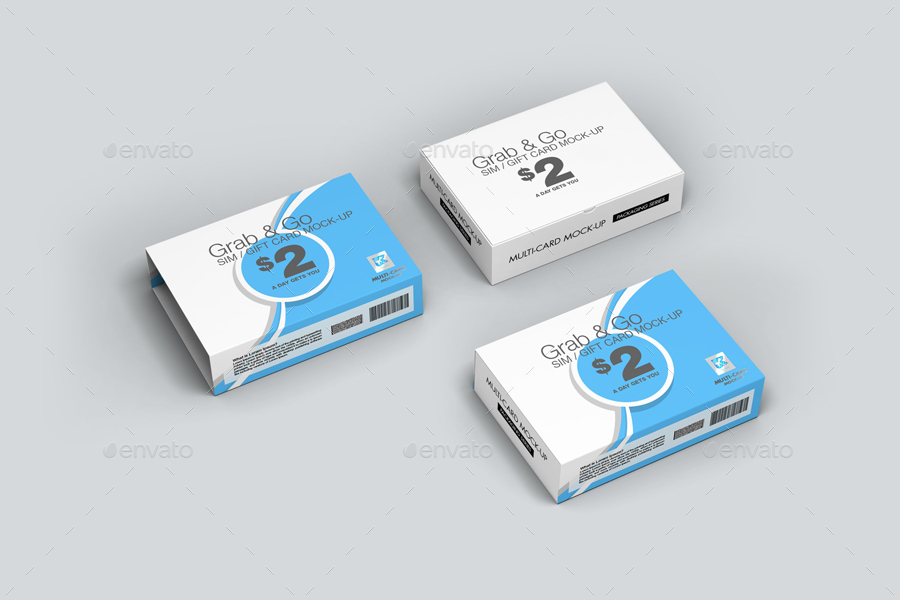 Multi-Card Mock-up v3 by kenoric | GraphicRiver