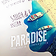 Paradise Summer Poster by DusskDesign | GraphicRiver