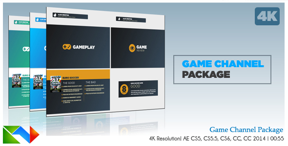 Game Channel Package by MotionMAX | VideoHive