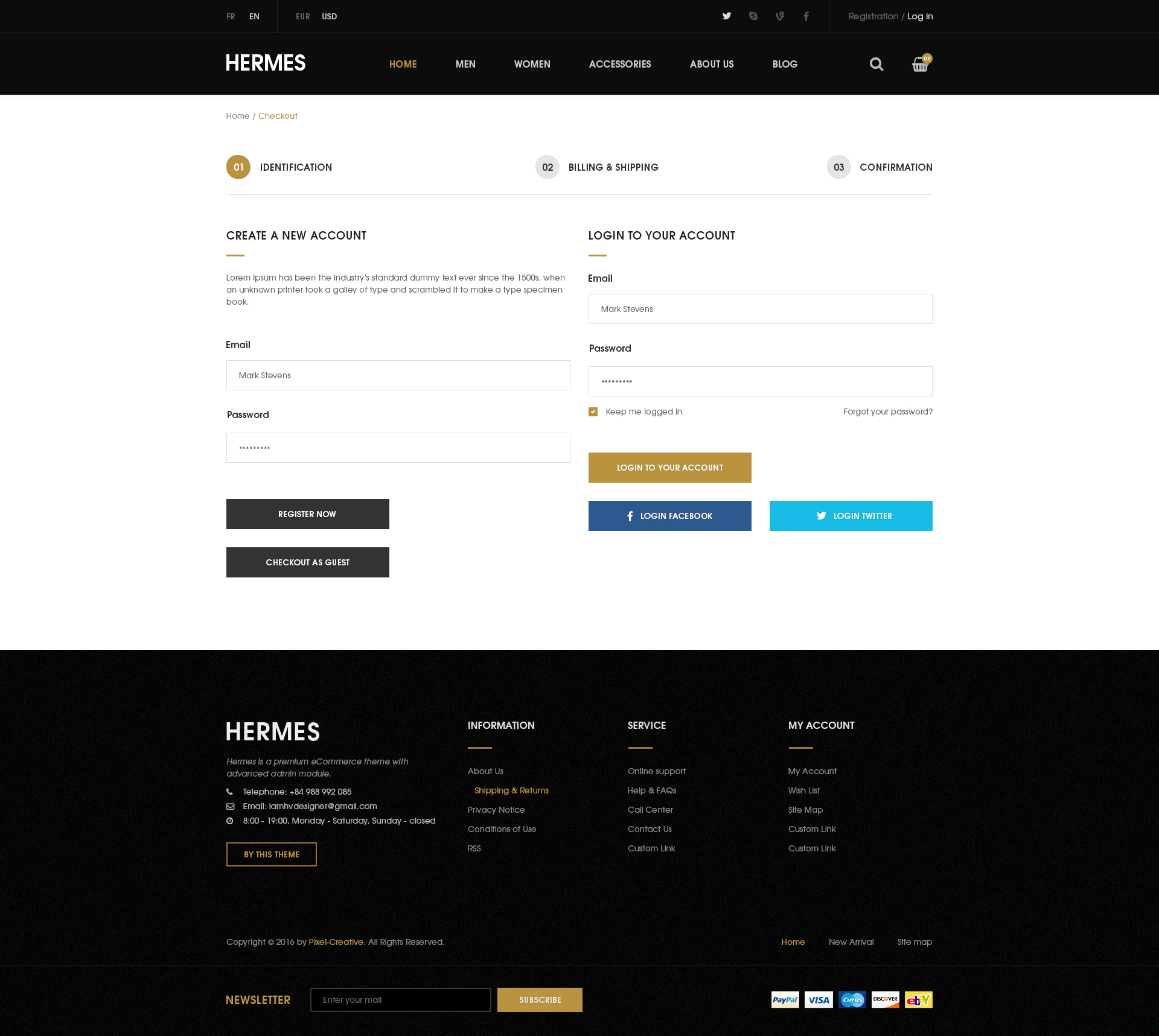 Hermes - Multi-Purpose Premium Responsive WordPress Theme - WordPress