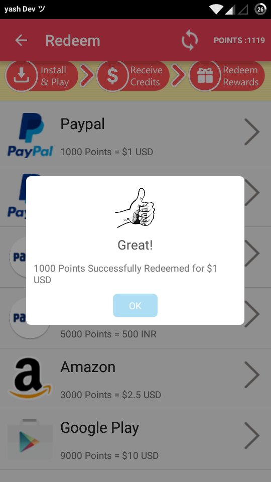 Android Rewards App - POCKET by DroidOXY | CodeCanyon