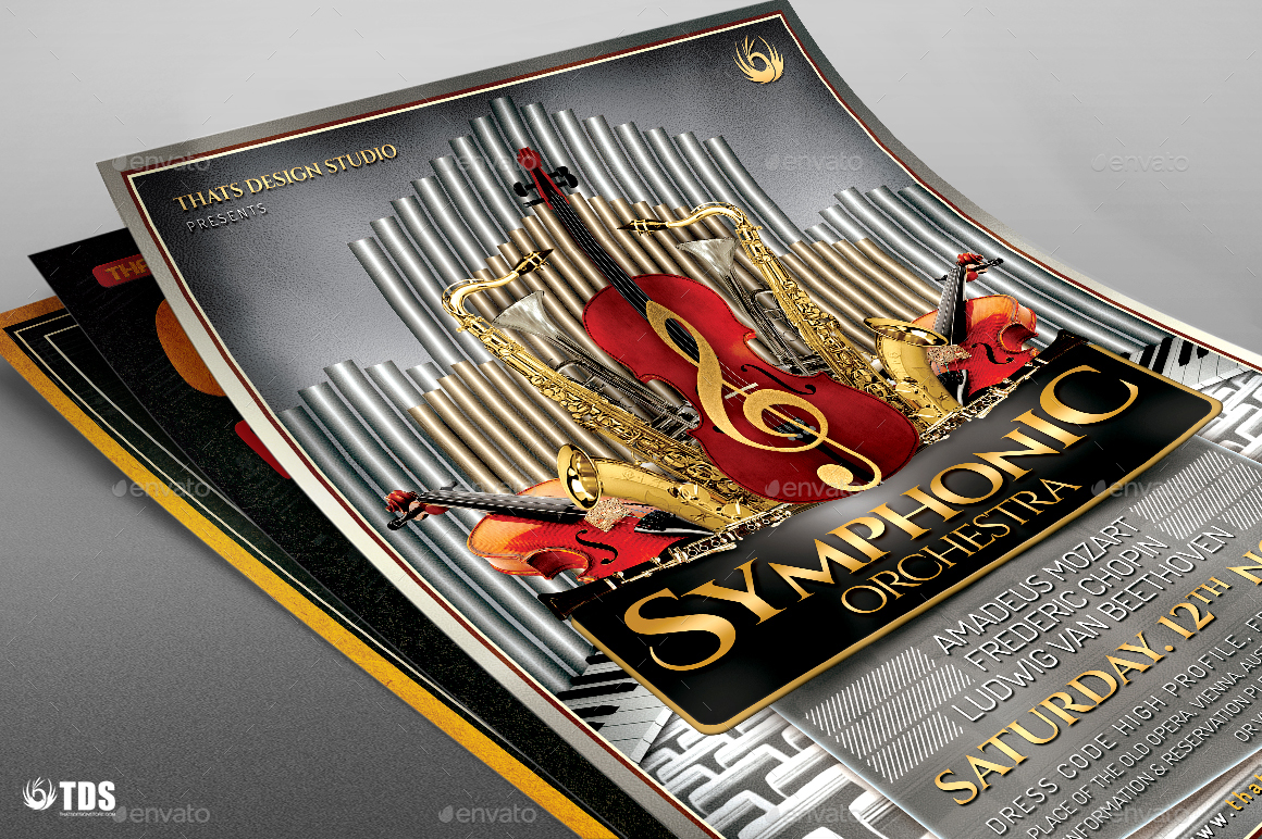 Special Orchestra Flyer Bundle by lou606 | GraphicRiver