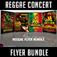 Reggae Concert Flyer Bundle by lou606 | GraphicRiver